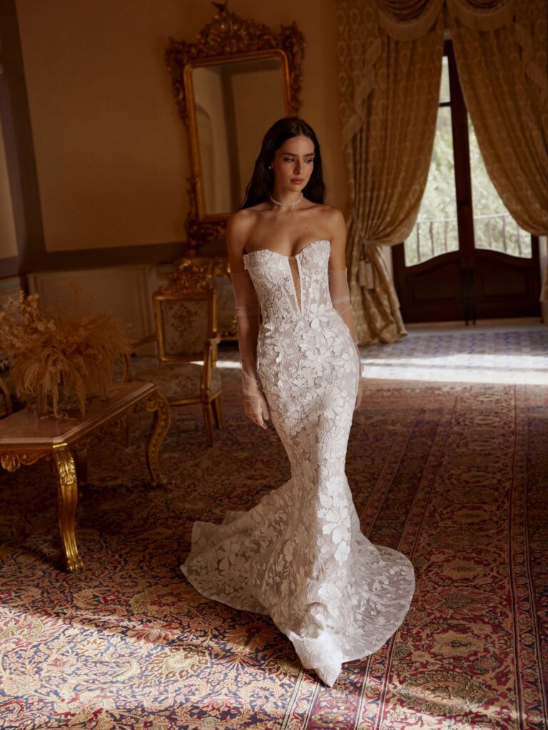 Elena Wedding Dress with Overskirt | Dell'Amore Bridal