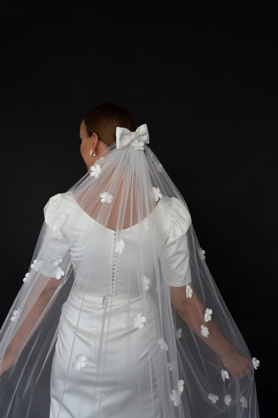 Flower Wedding Fallon Veil at Dell'Amore Bridal, Auckland